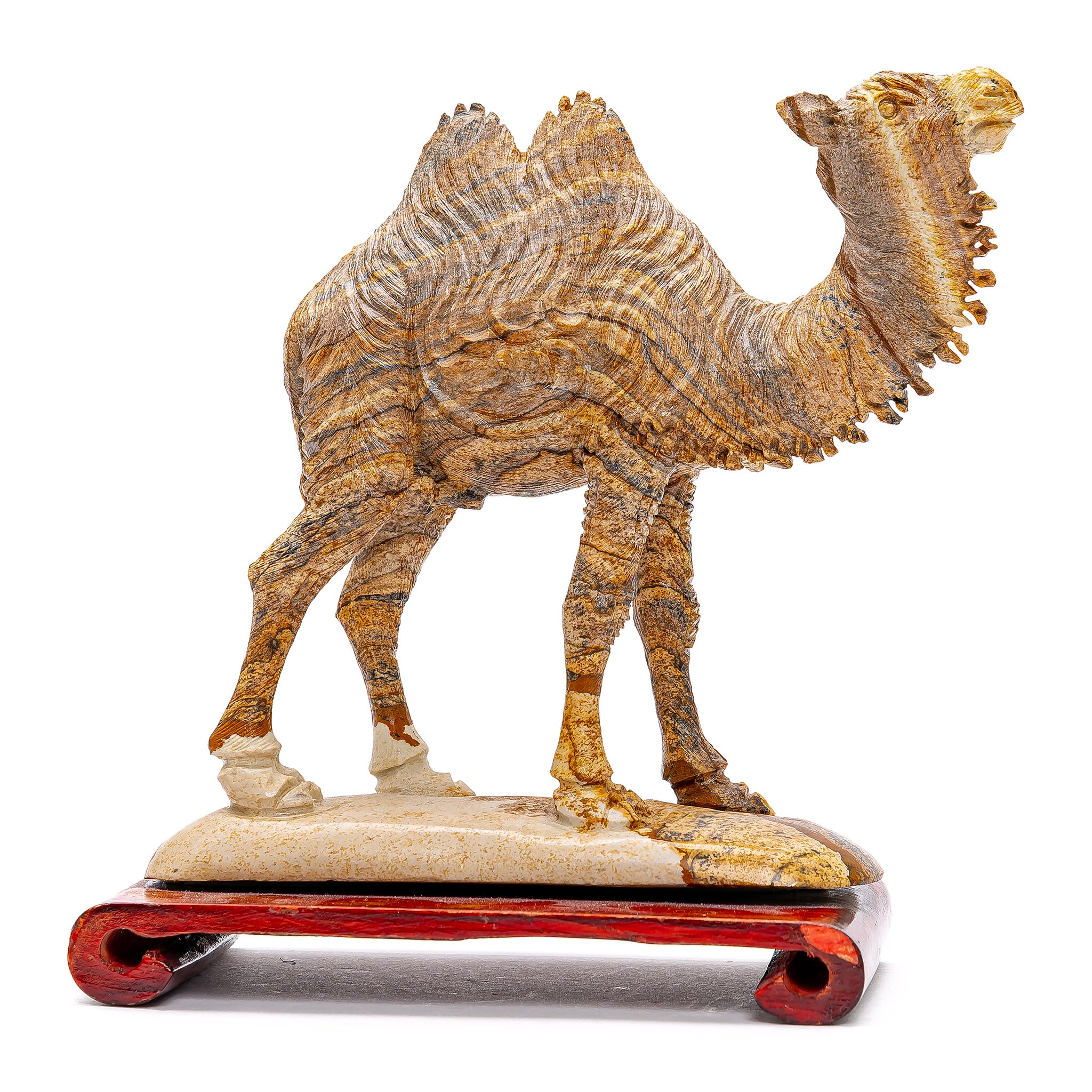 Elevate Your Home with a Hand Carved Jasper Camel Sculpture | Symbol of Wisdom and Endurance ...