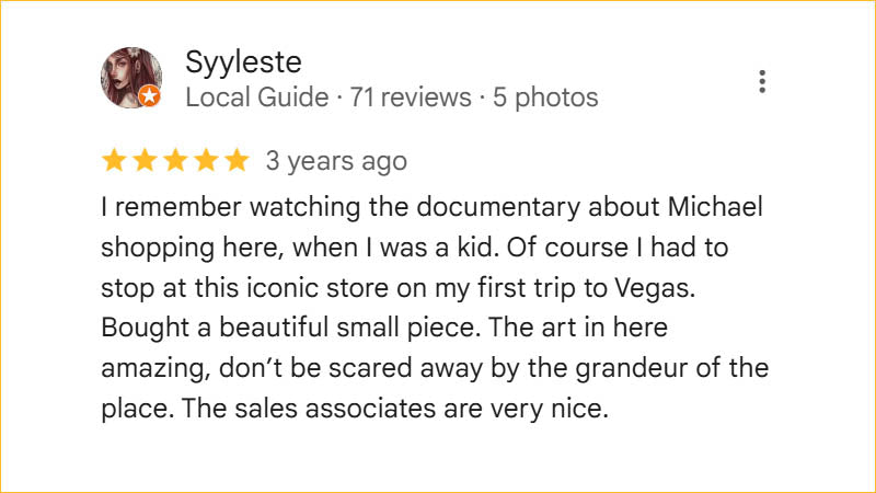 Regis Galerie Review – Iconic Store, Friendly Staff, Special