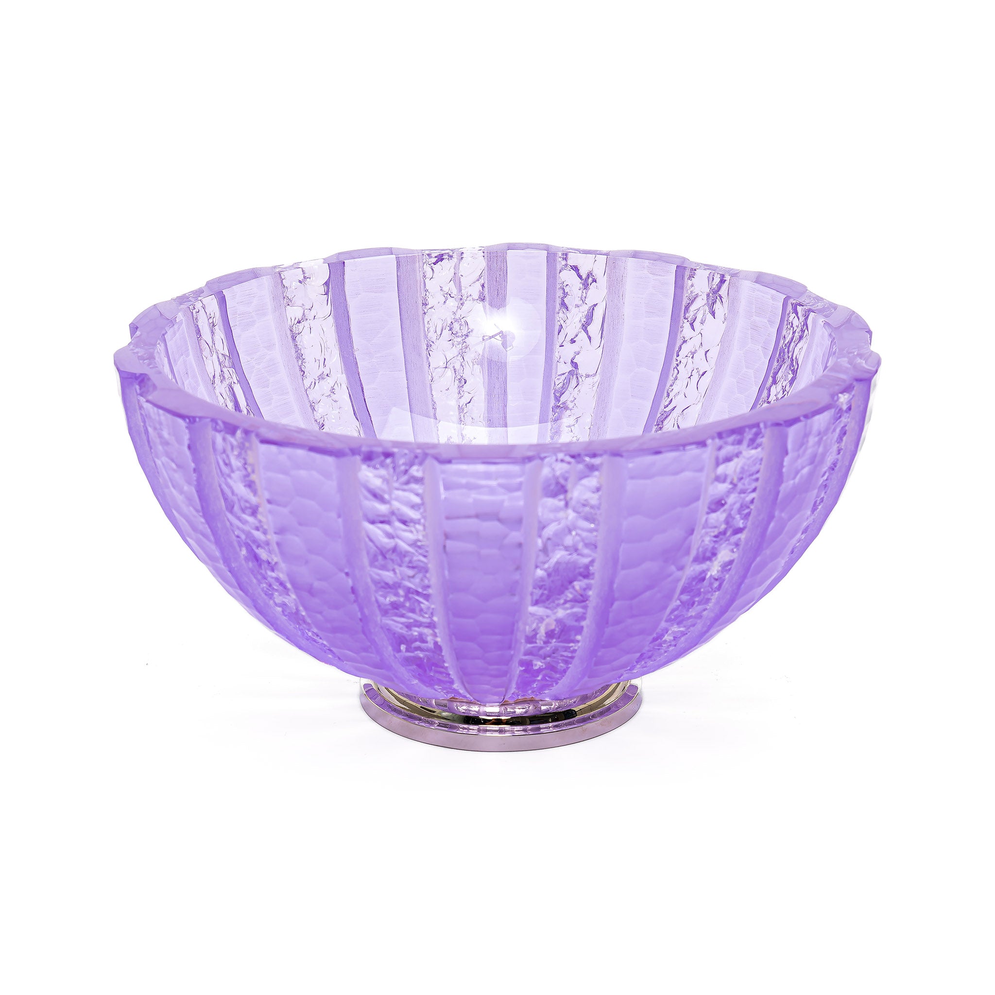 Discover Elegant Luxury Crystal Benito Lavender Crystal Bowl – Regis ...
