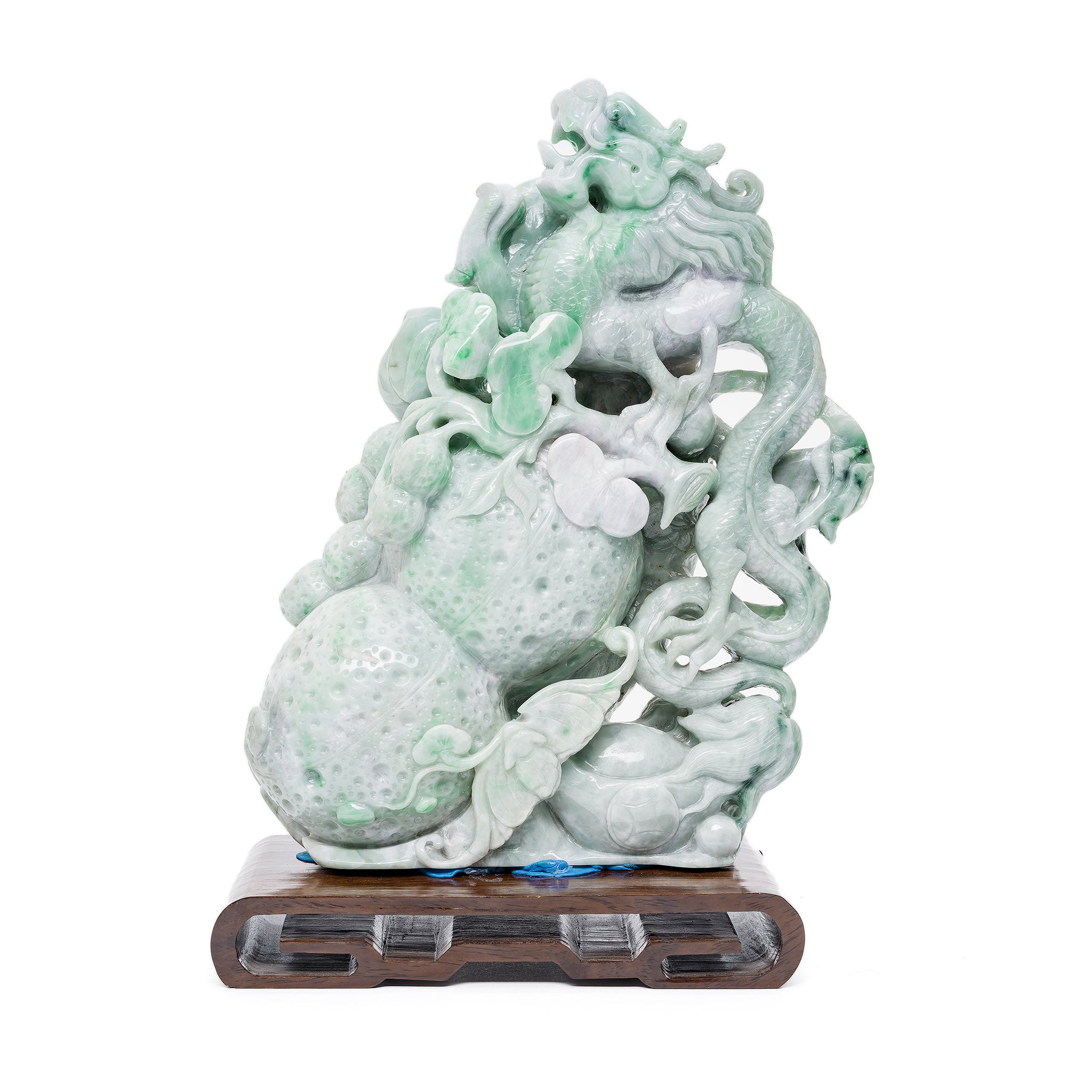 Hand-Carved Jade Dragon Sculpture | Symbol of Power and Fortune – Regis ...