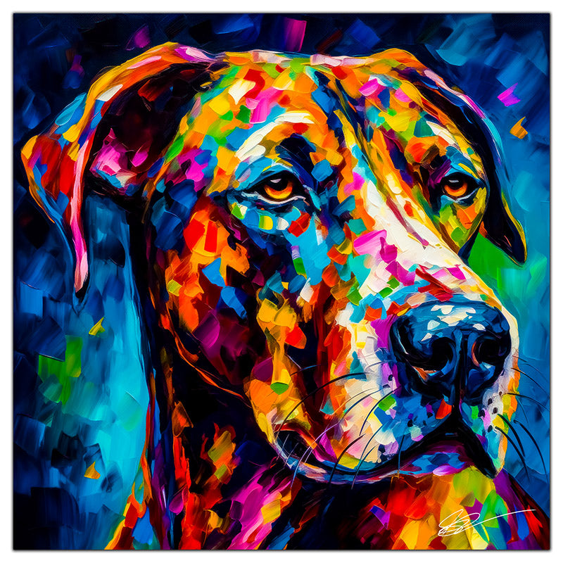 Limited Edition Great Dane 05 ChromaLuxe Metal Print | Artist-Signed ...