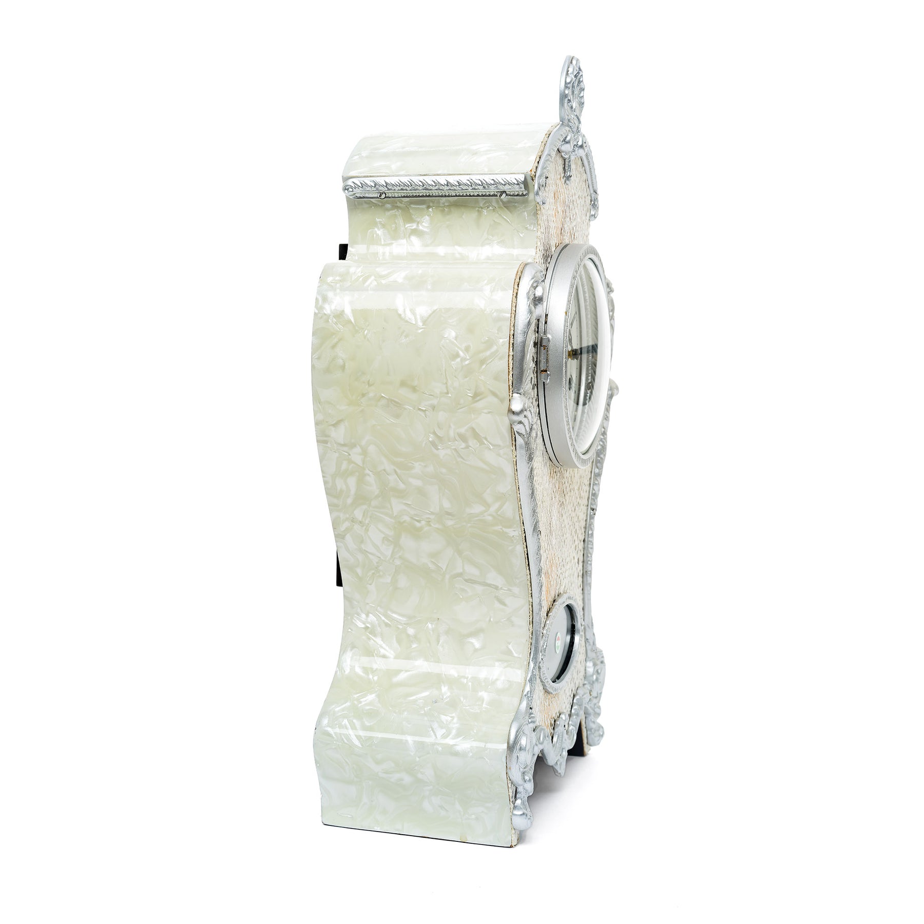 Handcrafted Italian Mother of Pearl Table Clock with Franze Himmel ...