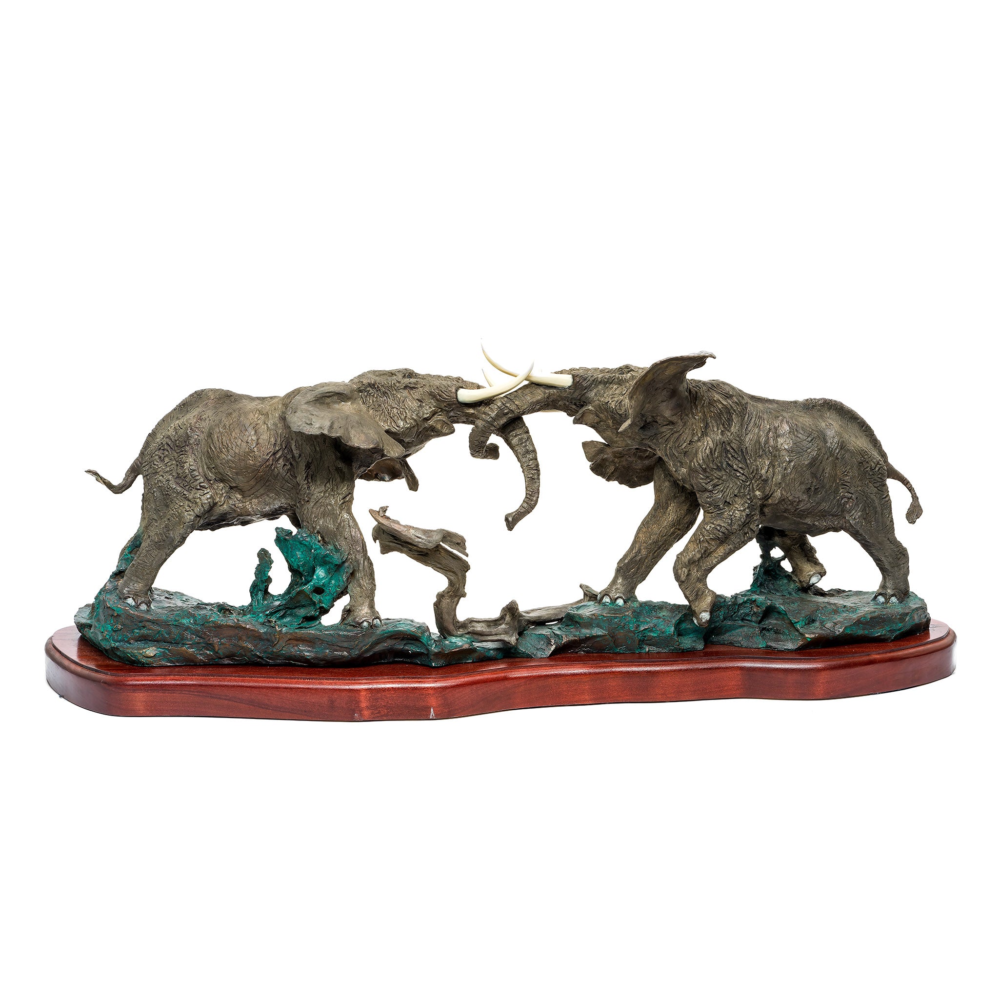 Ivory Conflict Bronze Sculpture by Ghiglieri | Limited Edition Art ...