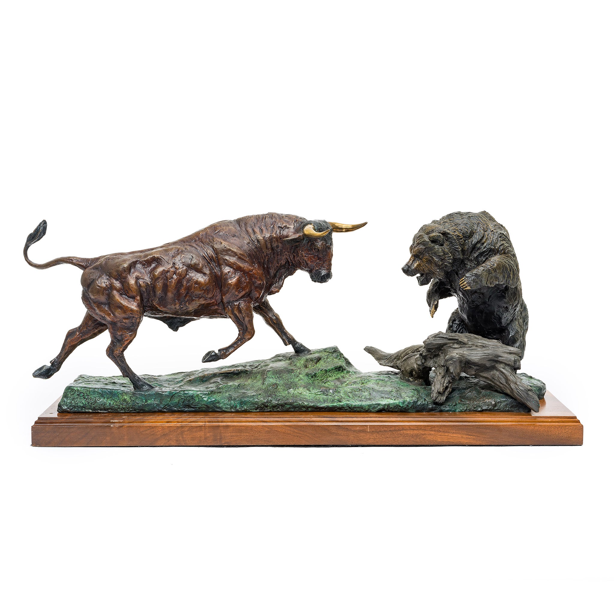 The New Powerful Exchange Bronze Sculpture | Limited Edition Ghiglieri ...