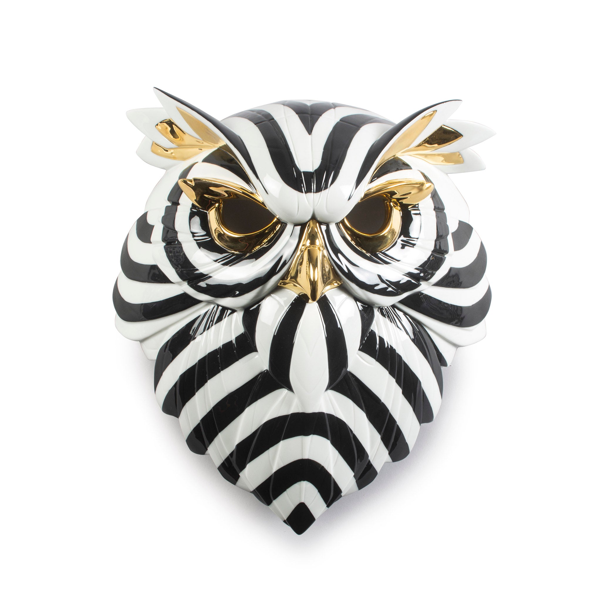 Owl Mask. Black And Gold – Regis Galerie