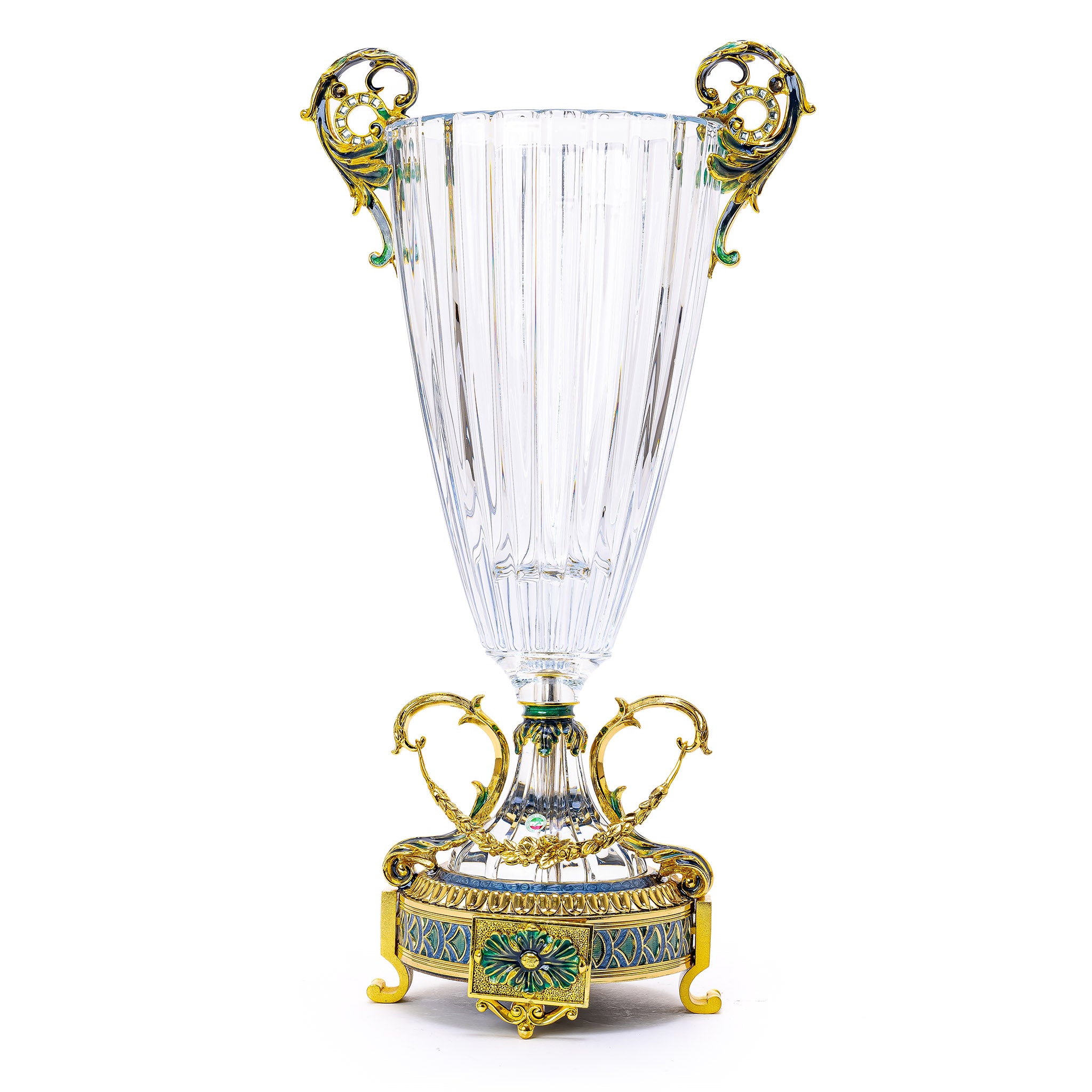 3 Reasons to Embrace Luxury - Crystal Vase with Scroll Handles – Regis ...