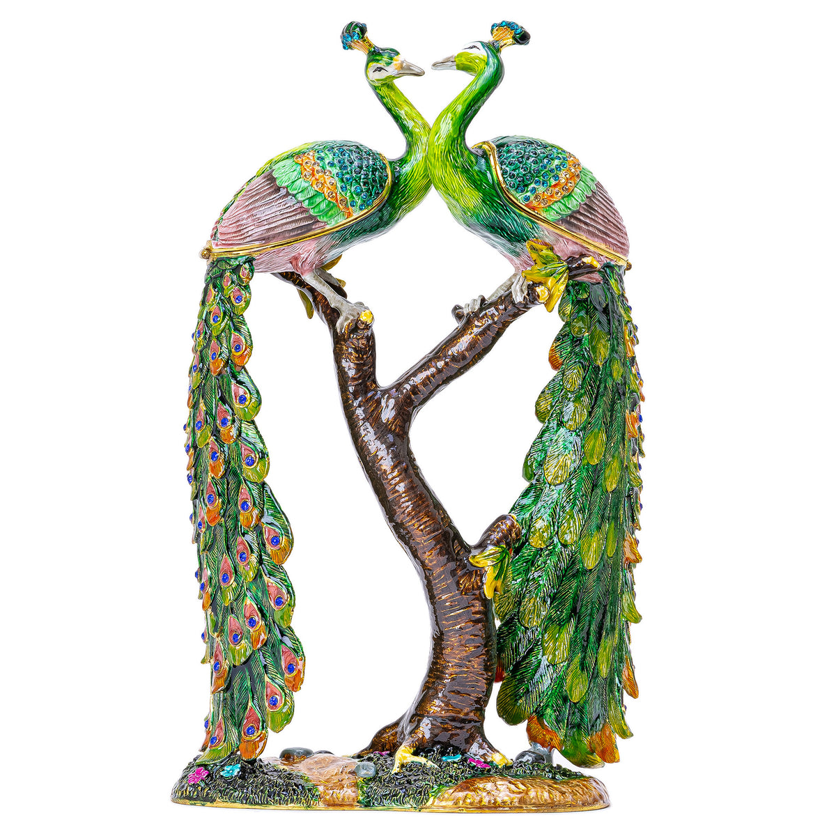 Discover the Captivating Double Peacock Box – A Luxurious Tr