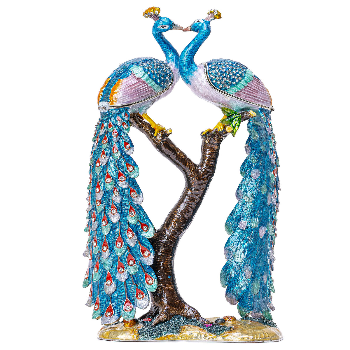 Double Peacock Box