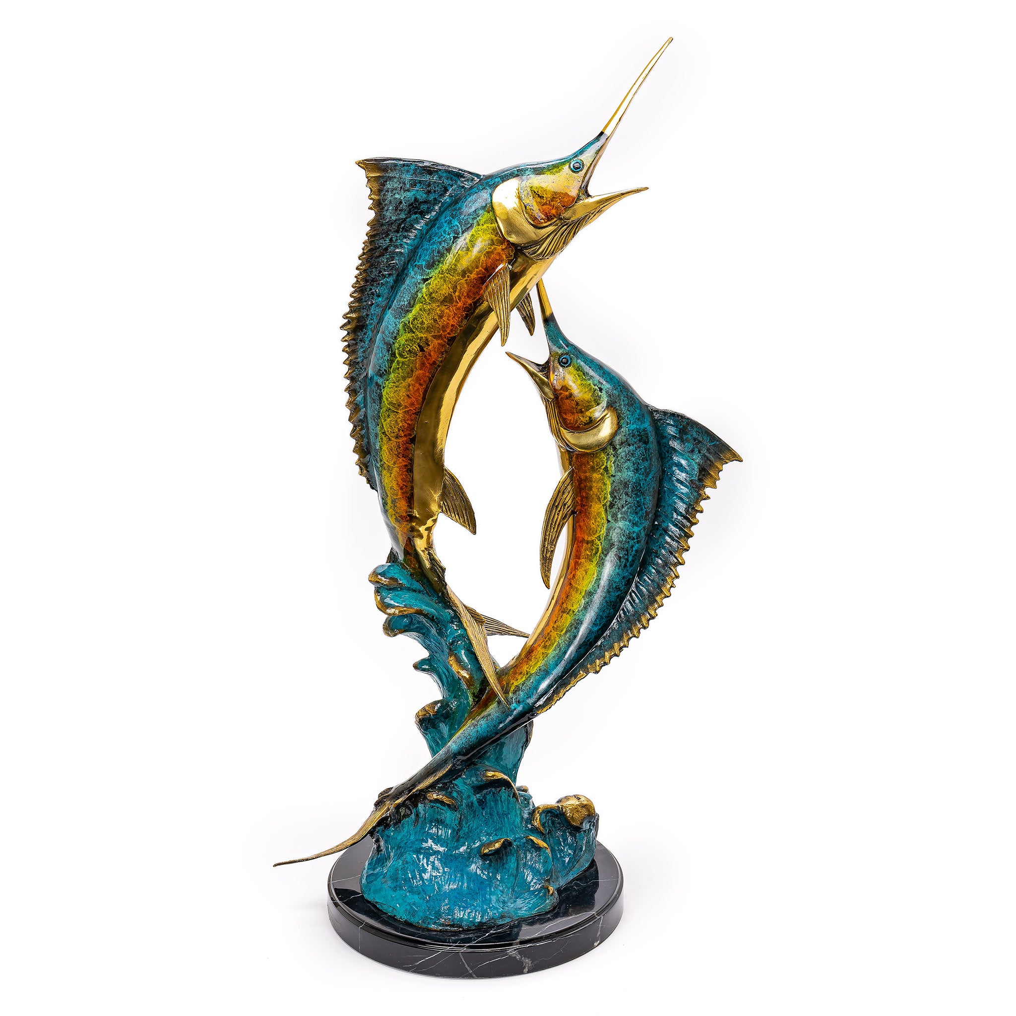 Dynamic Ocean Majesty - Bronze Swordfish Artwork: Graceful Beauty ...
