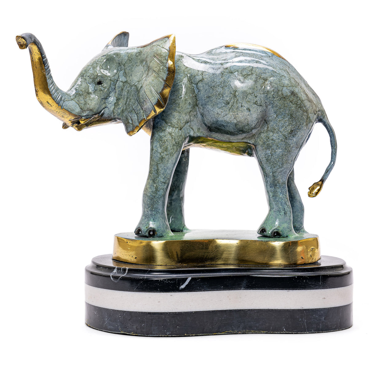 Bronze Elephant Sculpture - Sm