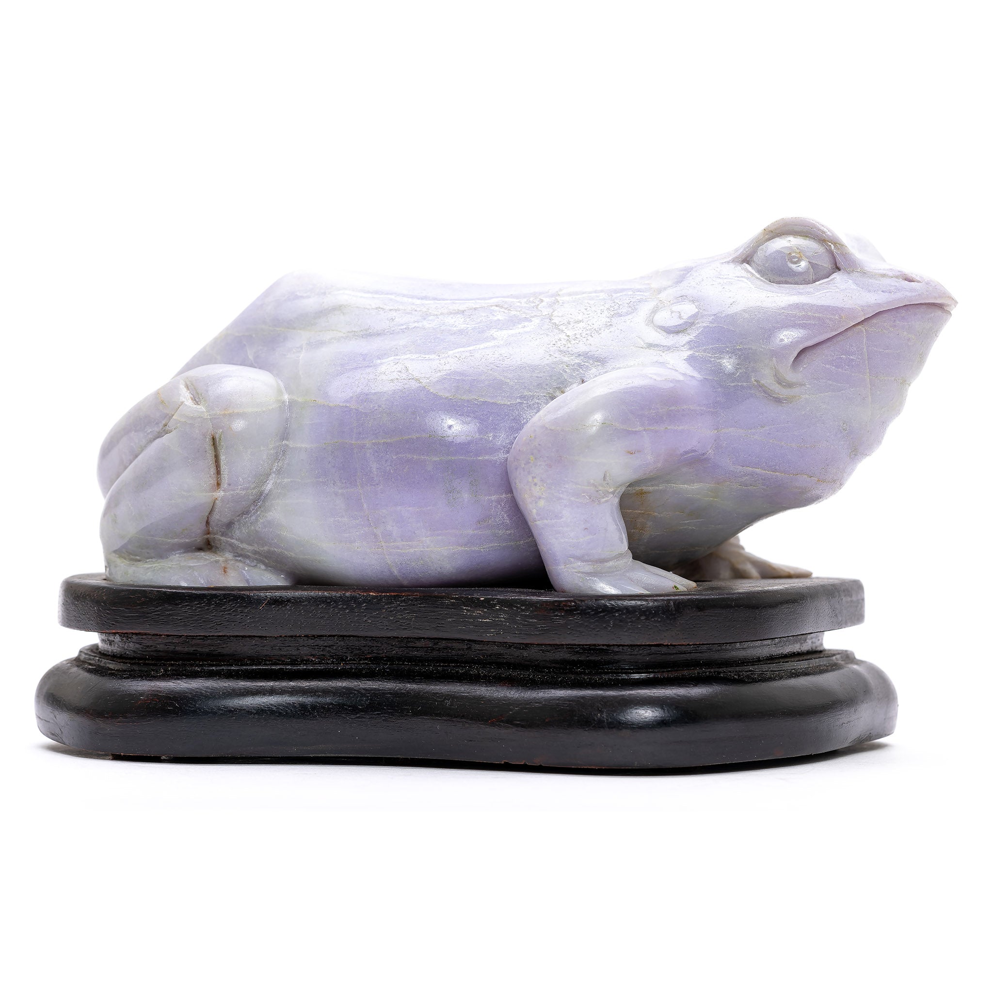 Enhance Your Space with the Jade Frog Sculpture | Tranquil Elegance ...
