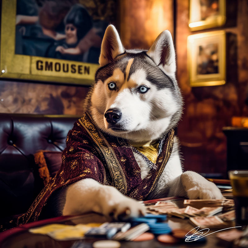 Vegas Husky Hustle, Husky artistic creations on stunning ChromaLuxe ...