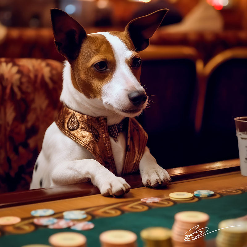 Rufflette Wheel, Jack Russel artistic creations on stunning ChromaLuxe ...